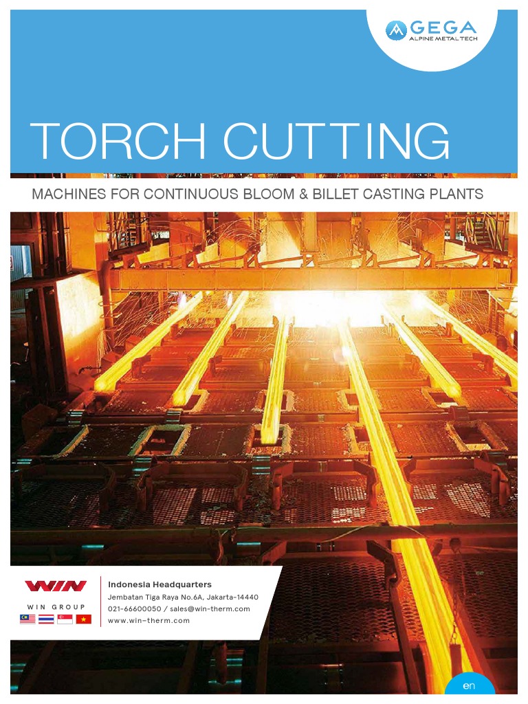GEGA Torch Cutting Bloom Billet | PDF | Machines | Valve