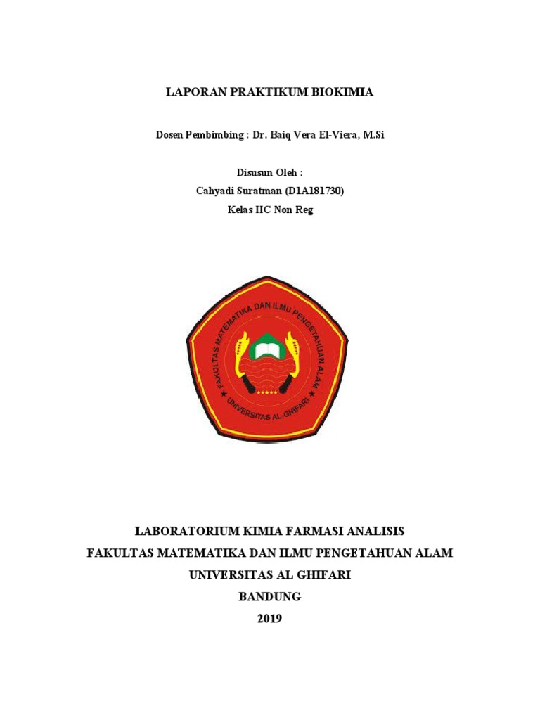 Laporan Praktikum Biokimia | PDF