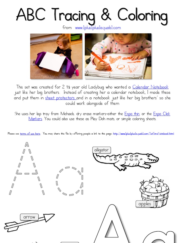 Tot Time Notebook ABC | PDF