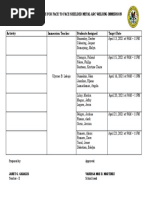 Sample Program Flow For Moving Up Ceremonies | PDF | Human Nature ...