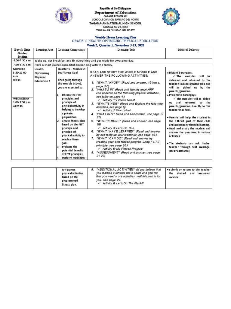 Module 2 Hope 1 WHLP | PDF | Educational Assessment | Pedagogy
