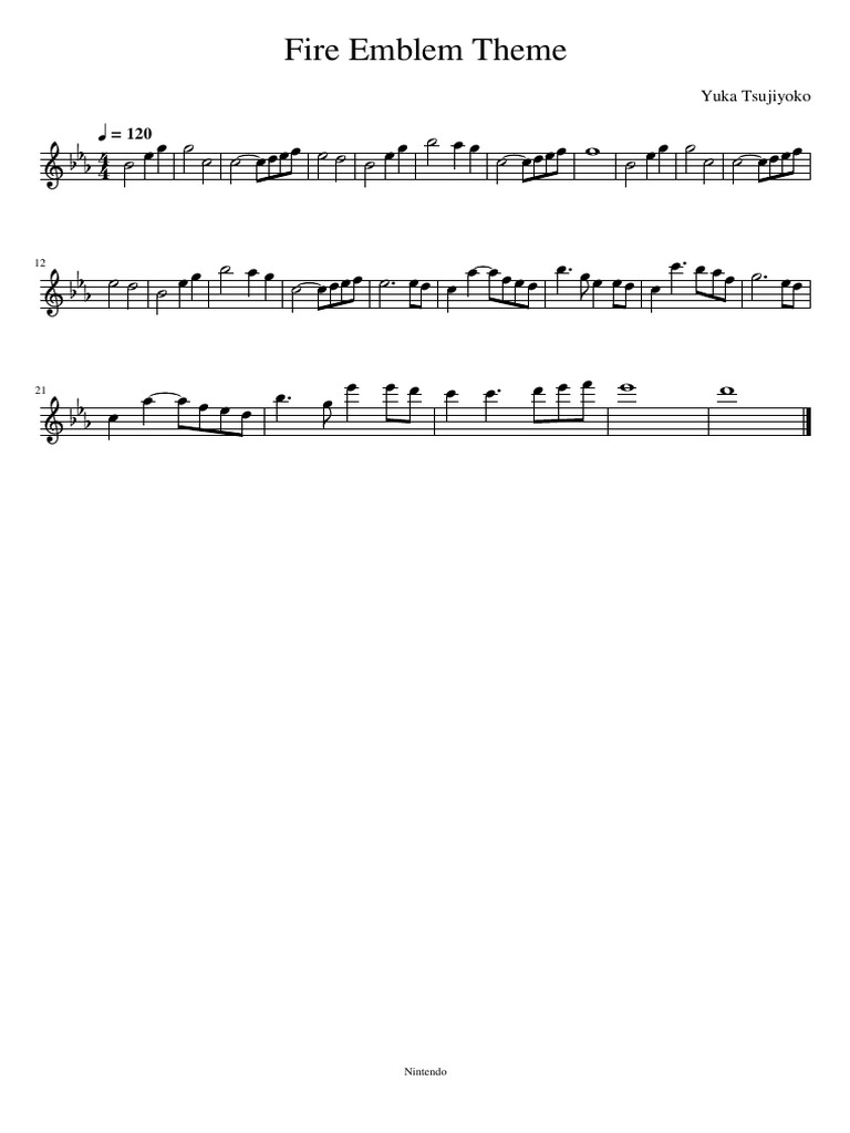 Fire Emblem Main Theme | PDF