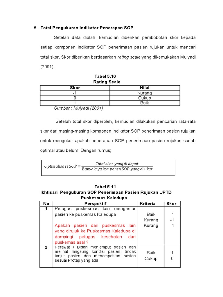 Evaluasai SOP | PDF