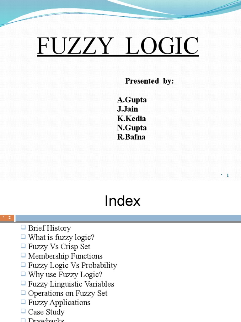 Fuzzy Logic | PDF | Fuzzy Logic | Logic