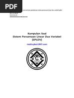 Bank Soal SPLDV | PDF