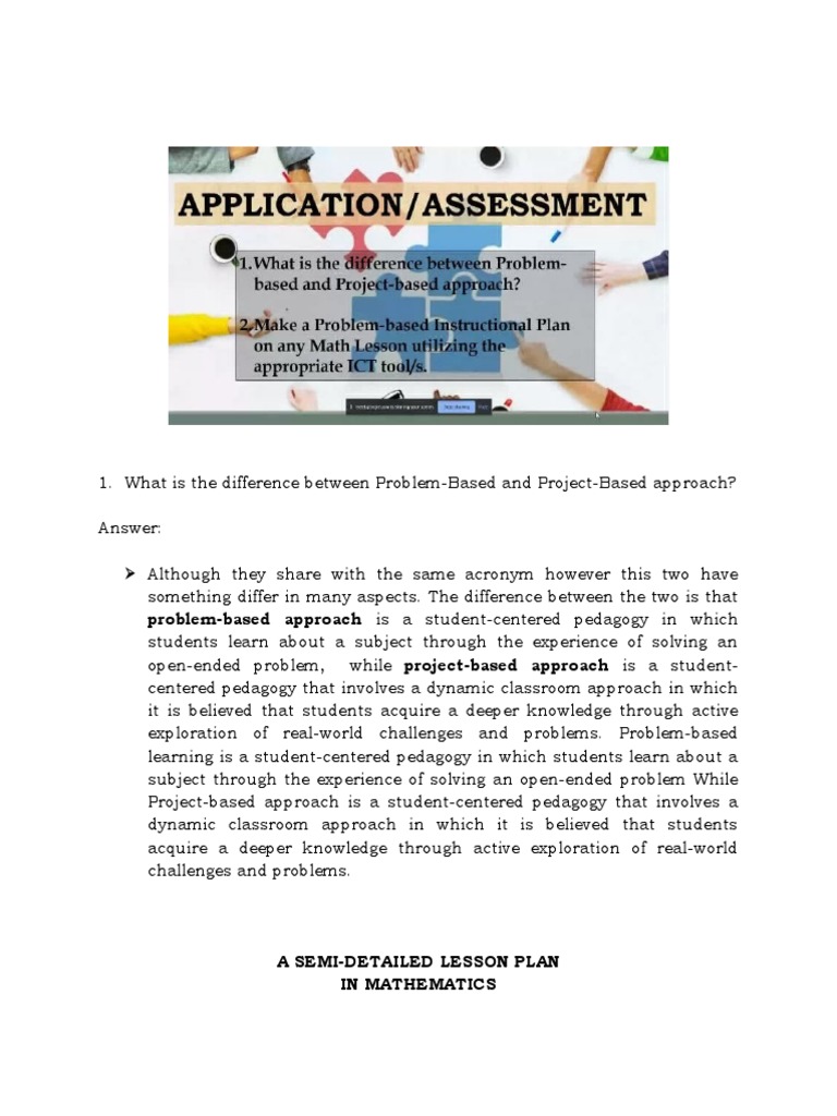 Problem-Based Approach Is A Student-Centered Pedagogy in Which | PDF ...