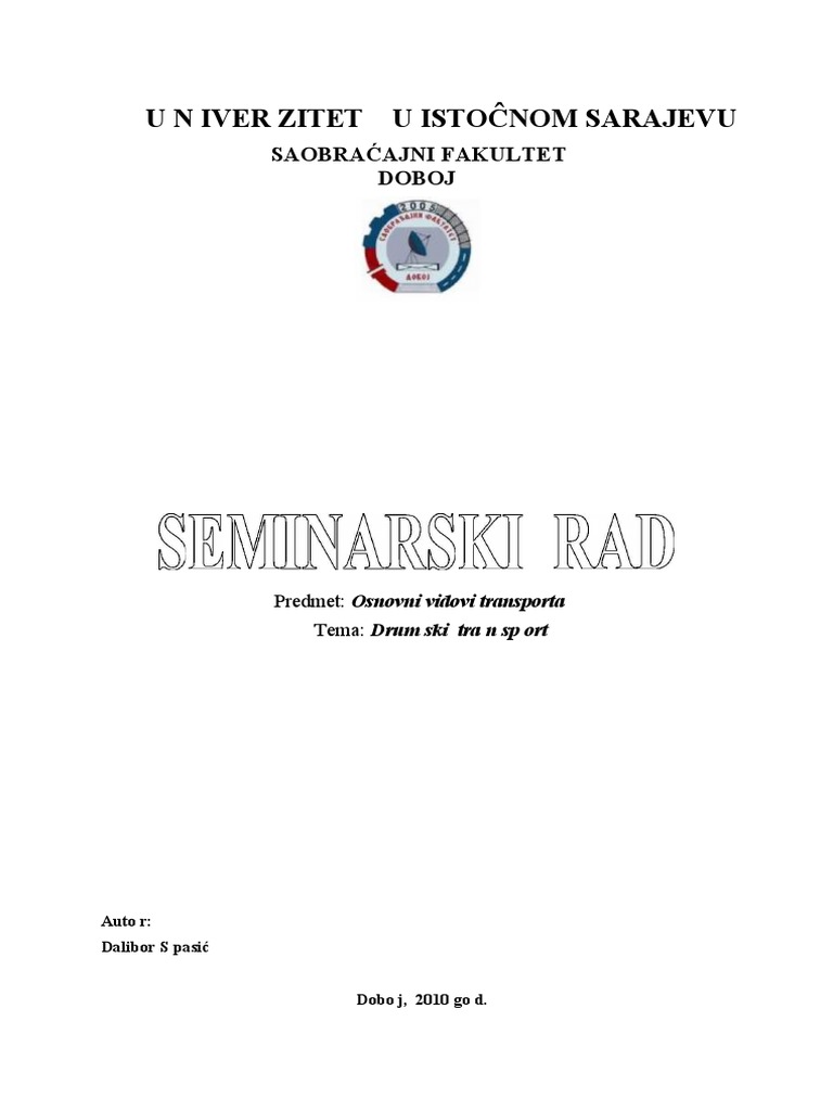 Drumski Transport | PDF