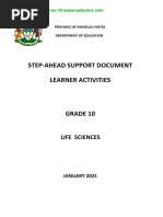 LFSC Grade 10 History of Life On Earth Term 3 Week 4 - Lesson - Plan | PDF