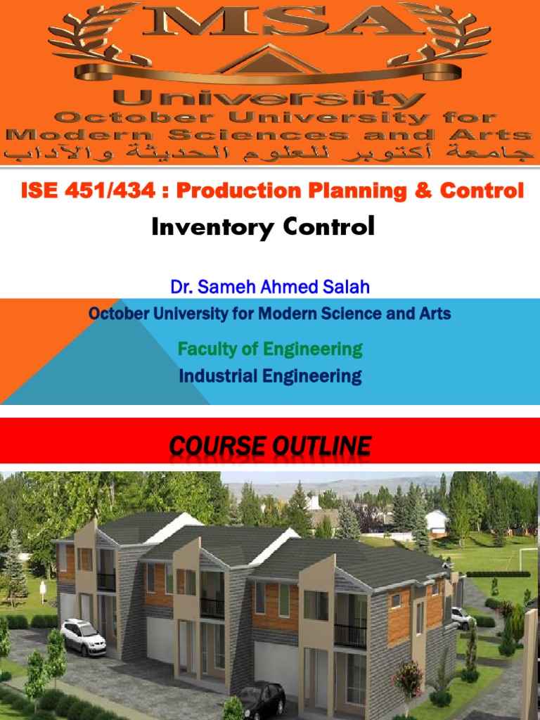 Inventory Control - Production Planning | PDF | Inventory | Demand