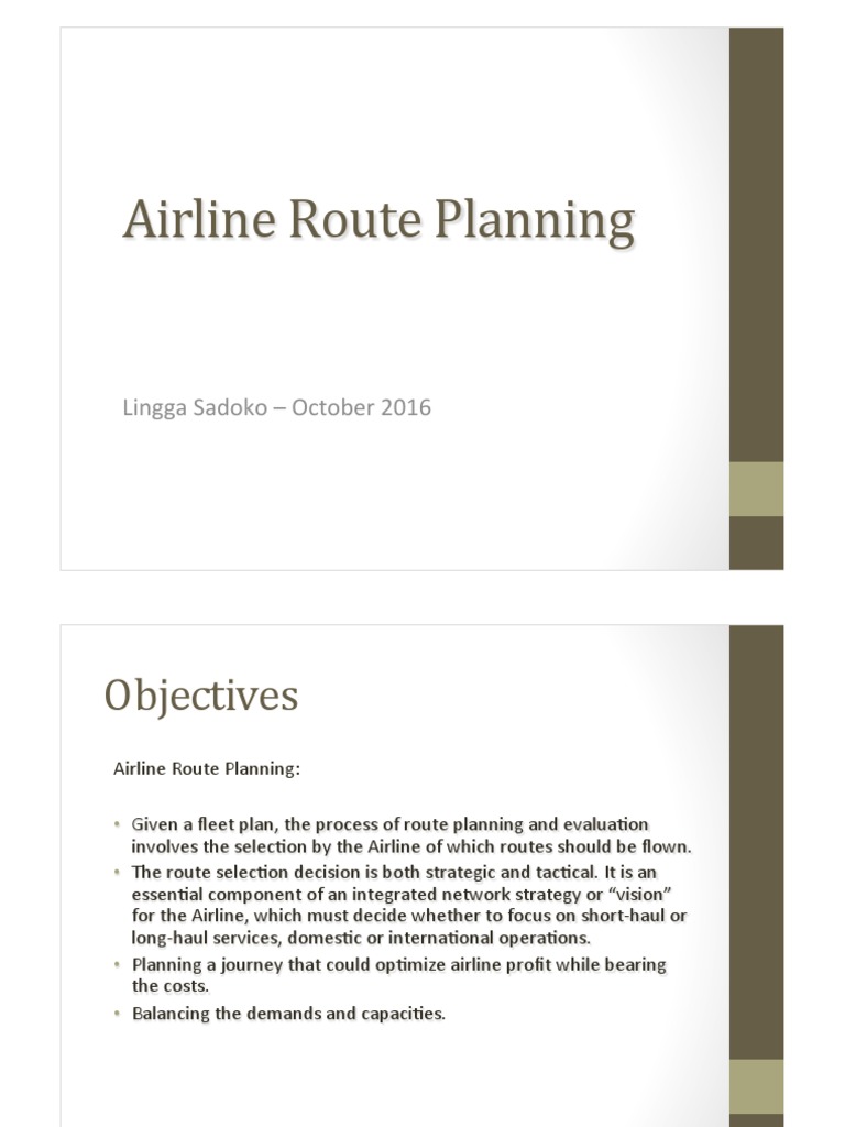 Module 4 Airline Route Planning | PDF | Airlines | Airline Hub