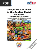 Disciplines and Ideas in The Applied Social Science | PDF | Sociology ...
