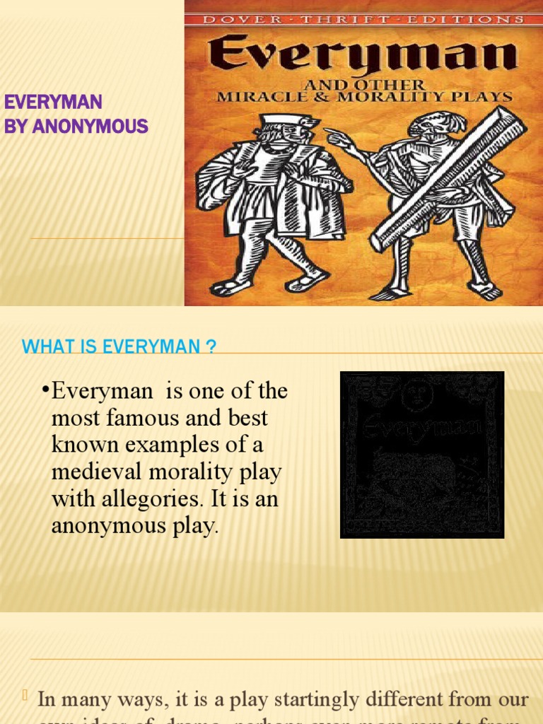 Everyman | PDF | Religious Belief And Doctrine | Religion And Belief