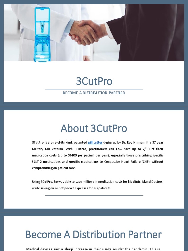Become A Distribution Partner With 3CutPro | PDF