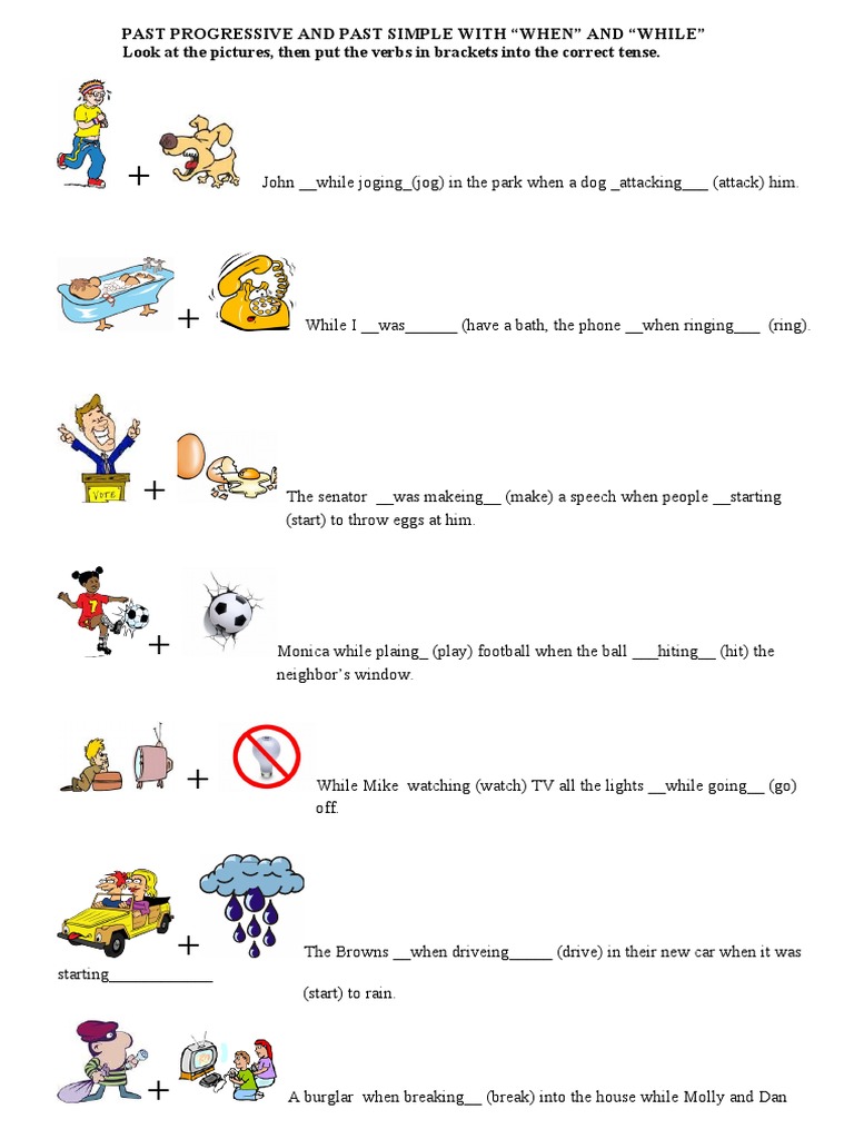 Past Progressive VS Past Simple | PDF