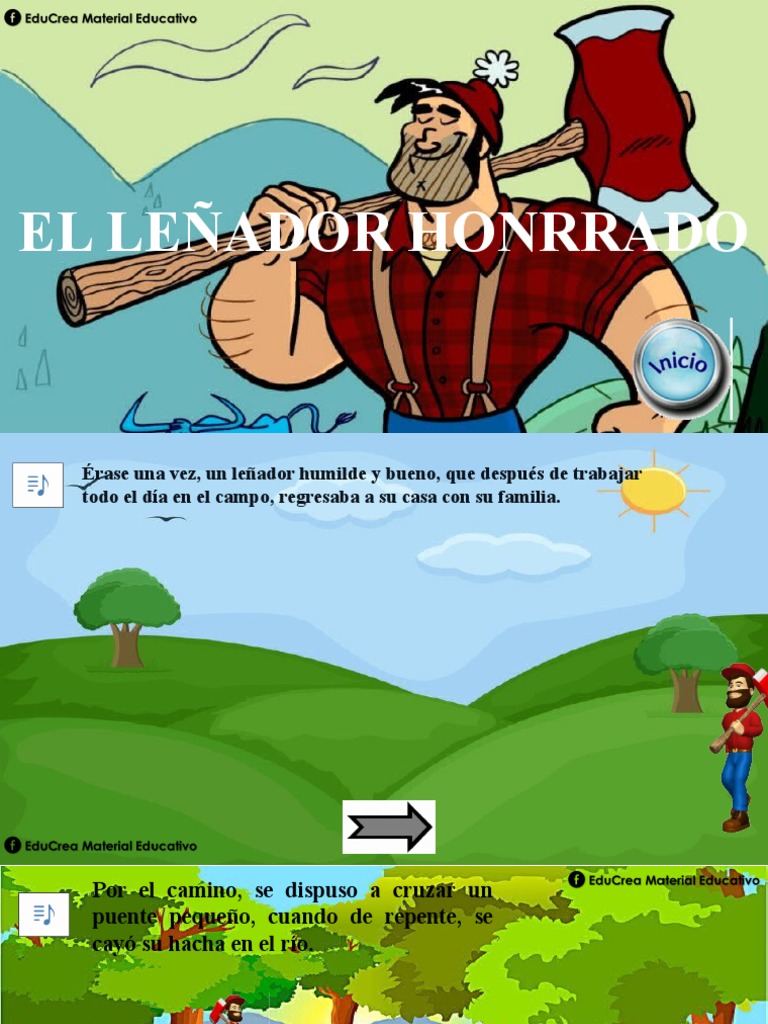 Cuento El Leñador Honrado | PDF