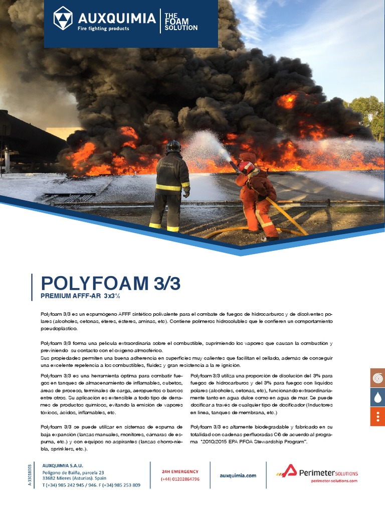 POLYFOAM 33 Esp - Web | PDF | Hidrocarburos | Alcohol