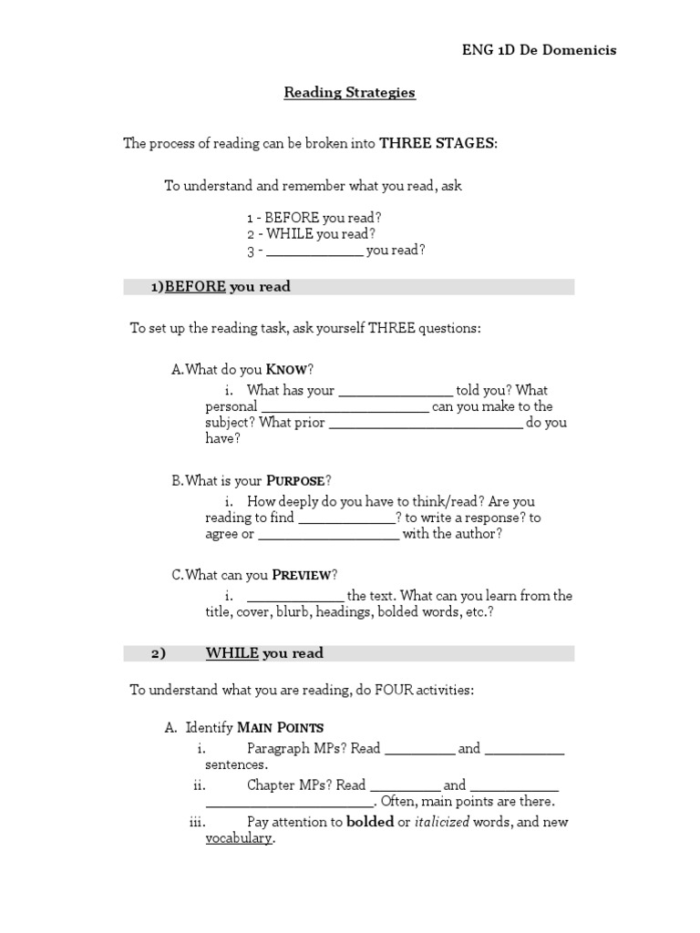 Understanding the Reading Process: A Guide to Effective Reading ...