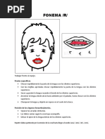 Cuadernillo - Fonema R | PDF | Fonética | Fonología