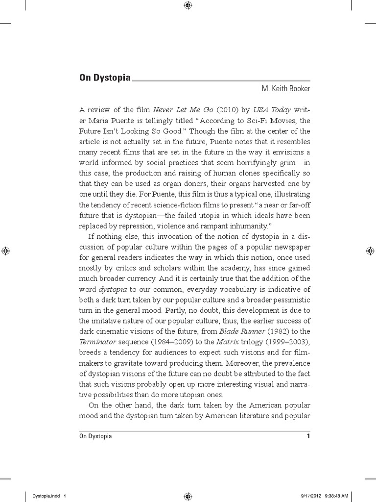 On Dystopia: Terminator Sequence (1984-2009) To The Matrix Trilogy ...