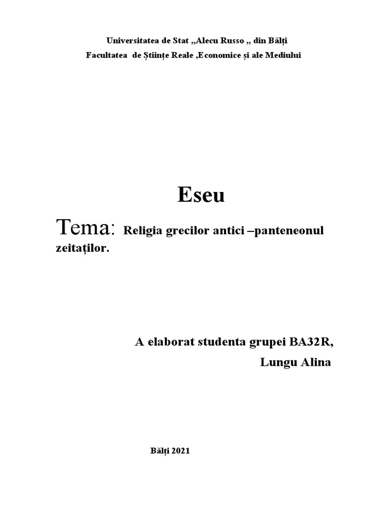 Eseu | PDF