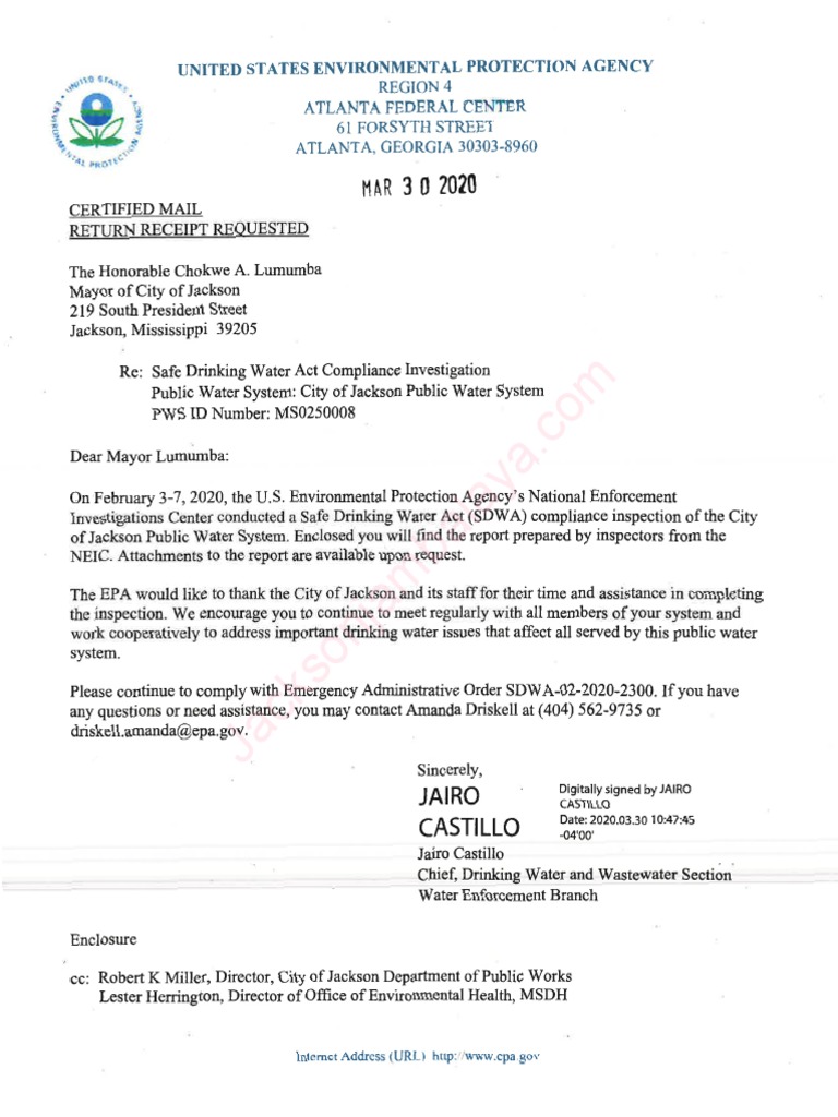 EPA NEIC Civil Investigation Report Watermarked | PDF