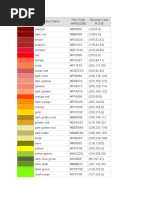 RGB Color Chart | PDF | Color | Visual Perception