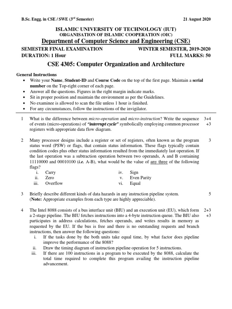 Department of Computer Science and Engineering (CSE) : Islamic ...