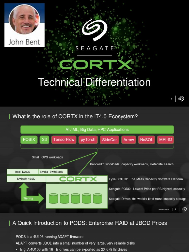 Technical Differentiation: Seagate - 2019 | PDF | Supercomputer ...