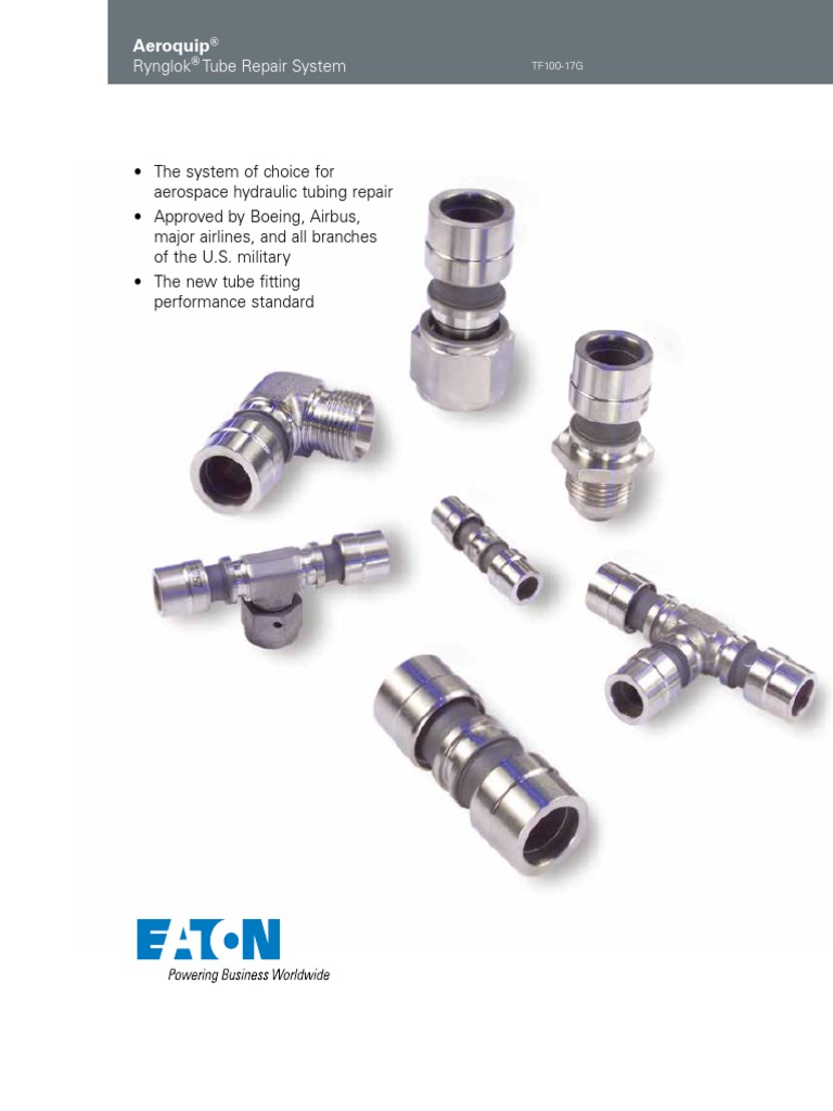 TF100-17G - Rynglok Tube Repair System | PDF | Titanium | Pipe (Fluid ...