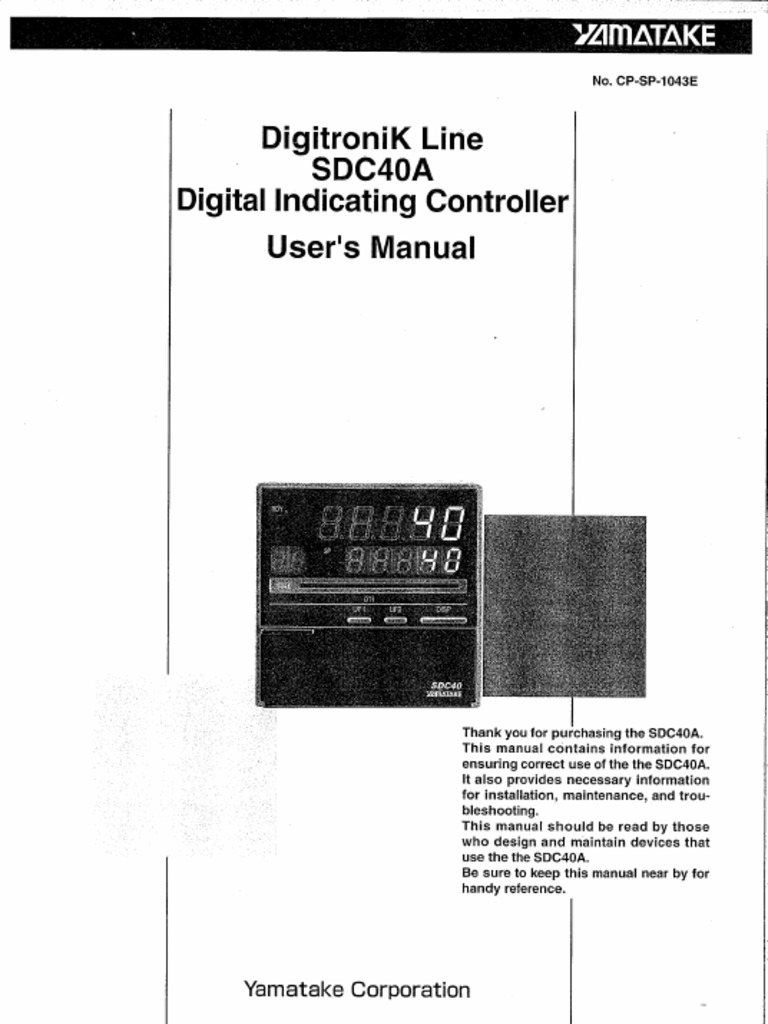 Digitronik SDC40A | PDF