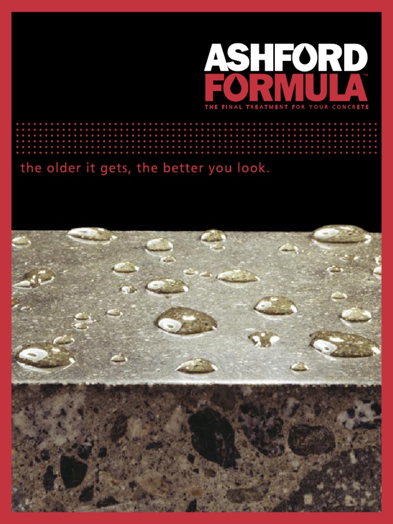 Ashford Formula Submittal Packet | PDF | Concrete | Friction