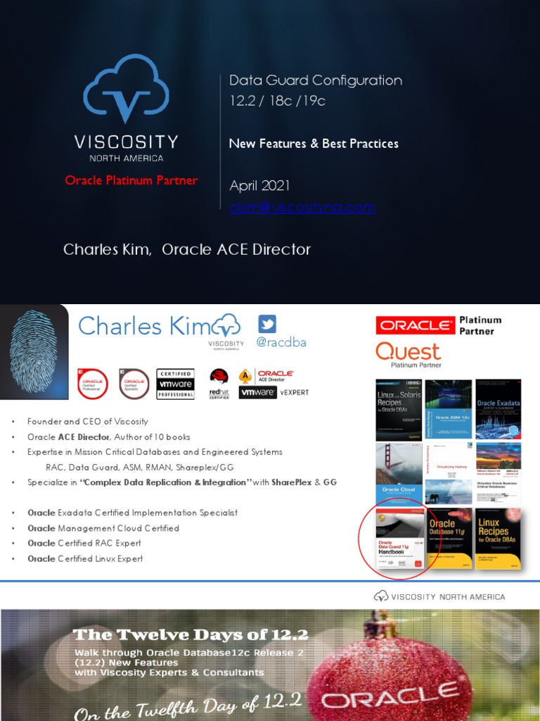 Oracle Data Guard 19c Features & Best Practices | PDF | Backup | Computer Science