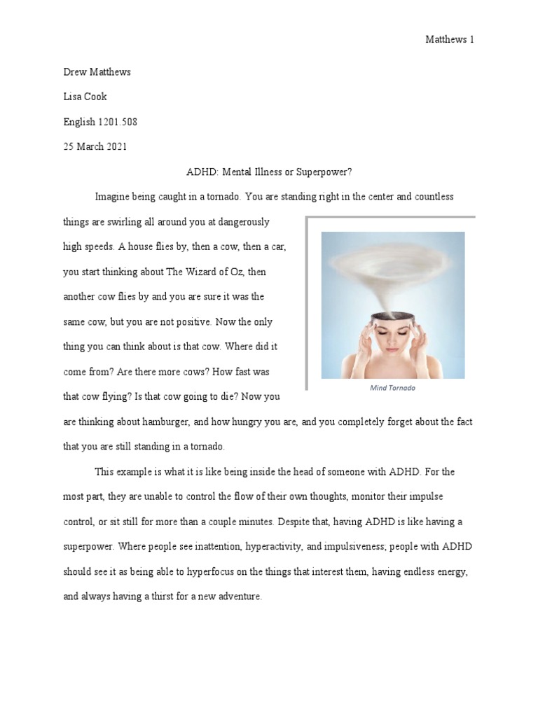 Adhd Mental Illness or Superpower | PDF