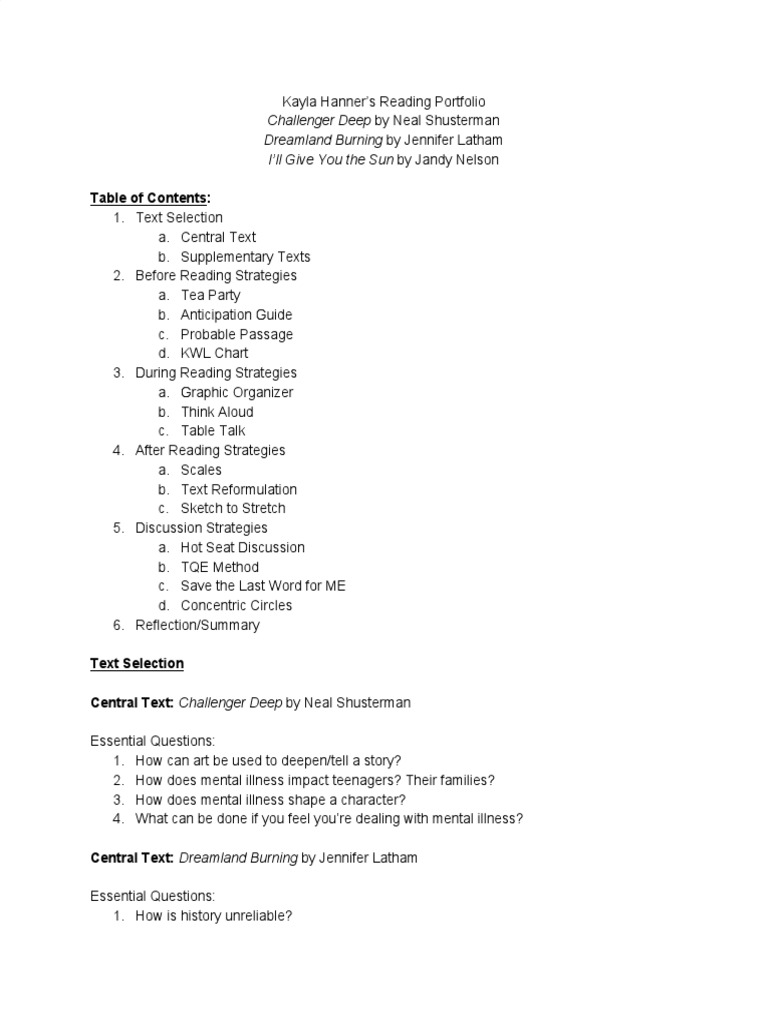 Exploring "Dreamland Burning" Themes | PDF | Human Nature ...