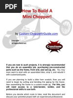 Mini Chopper Plans | PDF | Pipe (Fluid Conveyance) | Wheeled Vehicles