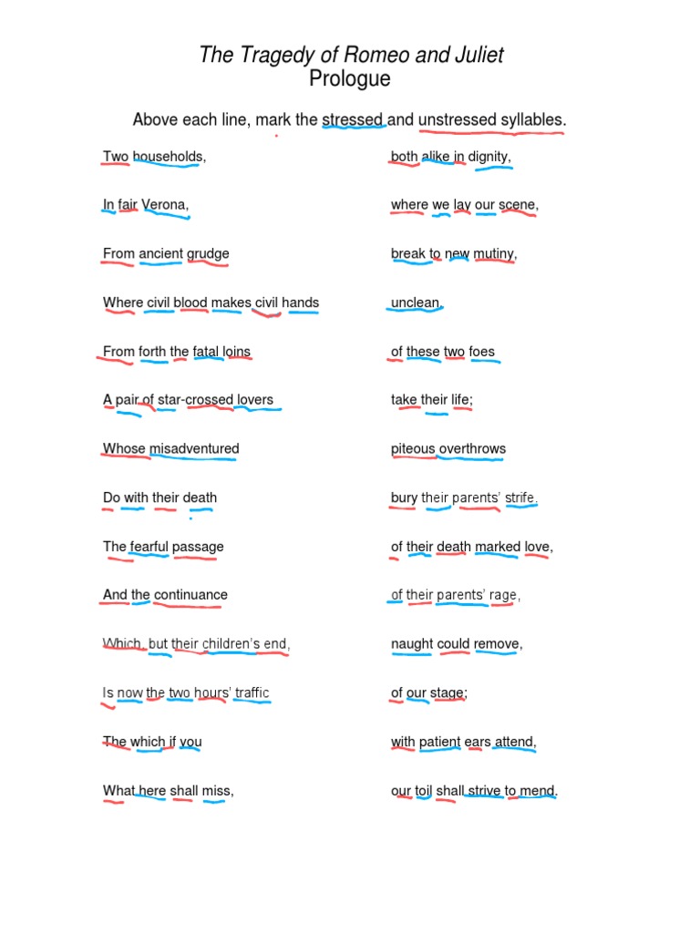 Prologue For Paraphrase and Iambic Pentameter | PDF | Phonaesthetics ...