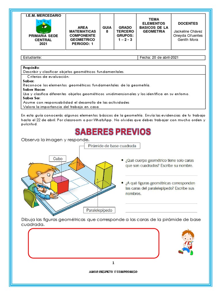 Guia 8 Matematicas 2021 | PDF | Geometría | Línea (geometría) Guia 8 Matematicas 2021 | PDF | Geometría | Línea (geometría)
