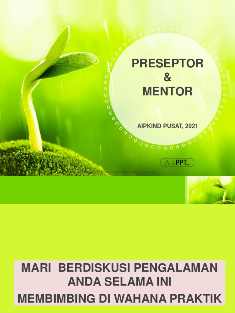 Final Presentasi Preseptor - Mentor | PDF