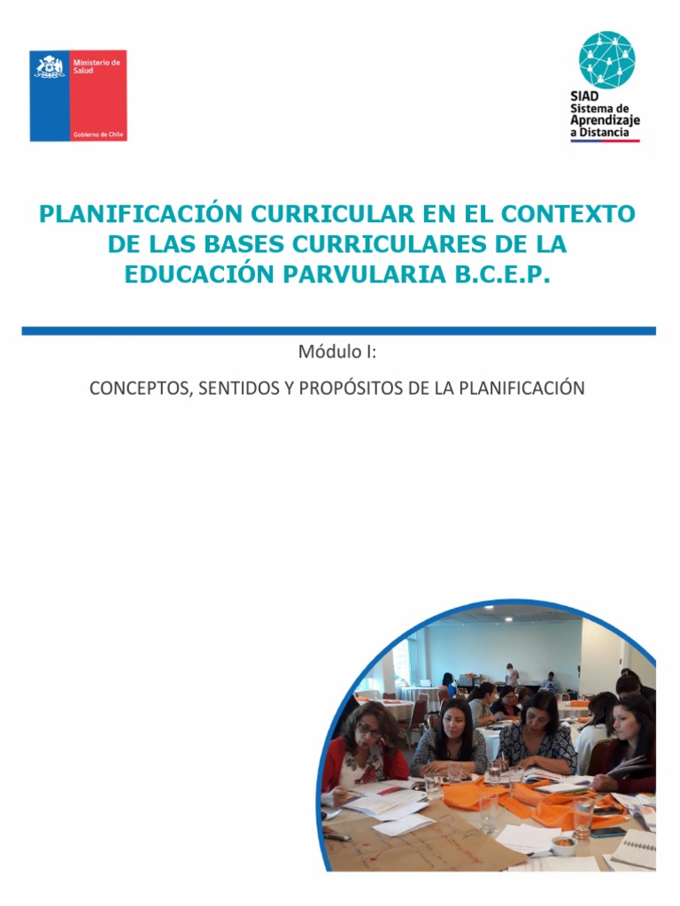 Material de Estudio Módulo I - Planificación Curricular - BCEP | PDF | Planificación | Aprendizaje