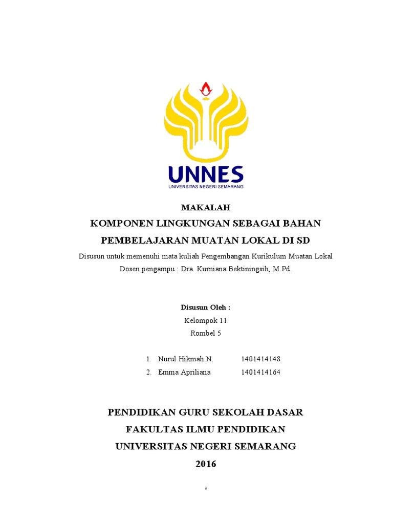 Pembelajaran Muatan Lokal di SD | PDF