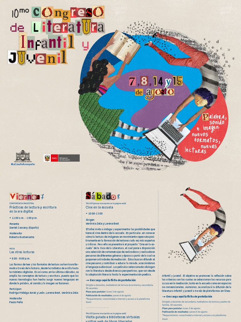 Programa Congreso de Literatura Infantil y Juvenil 2020 | PDF ...