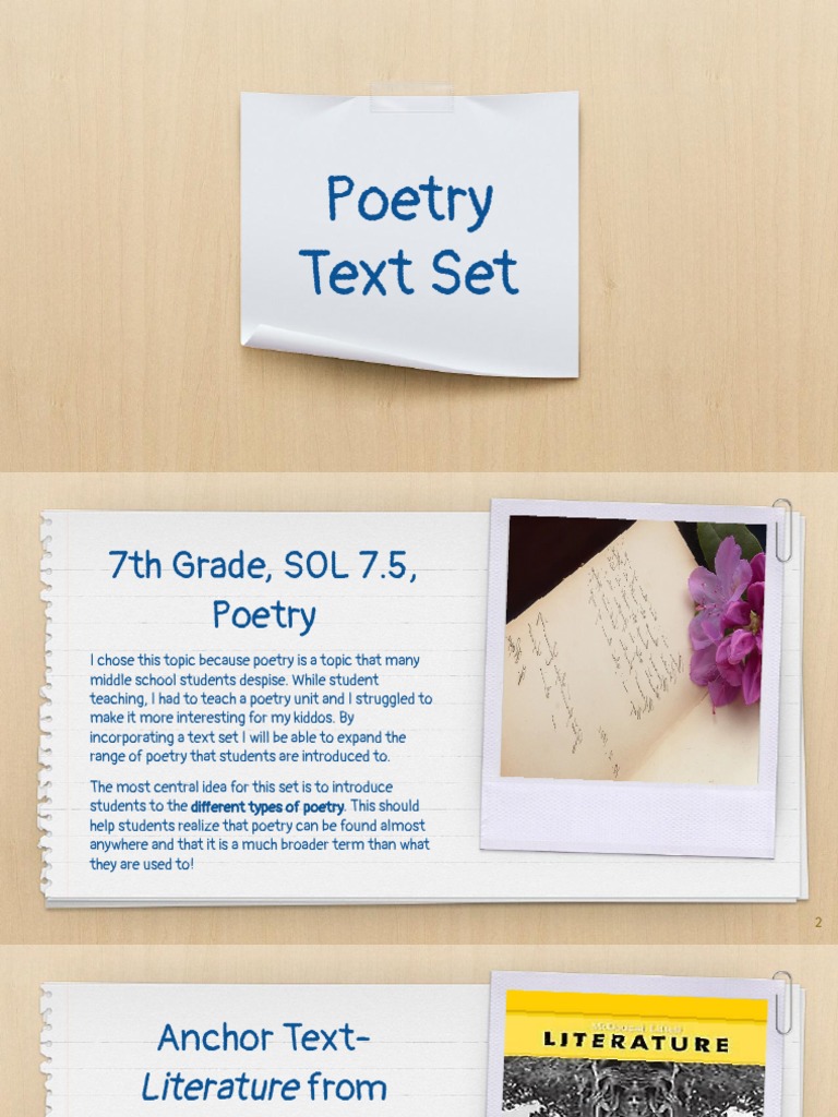 Poetry Text Set | PDF | Poetry