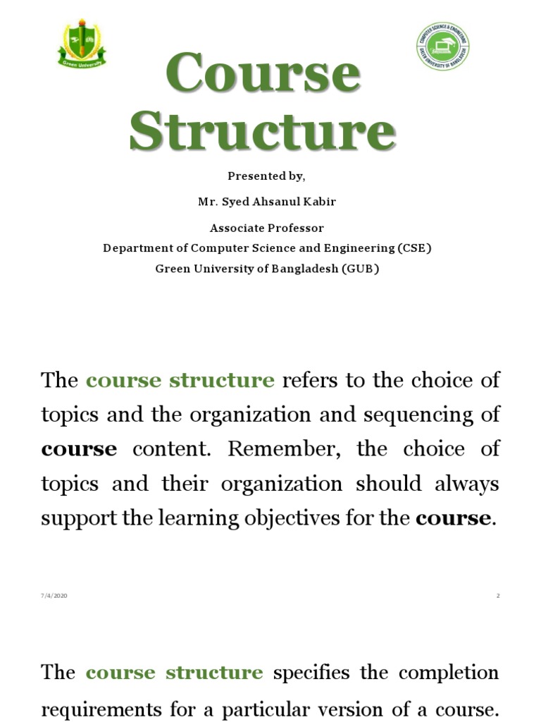 Course Structure of Department of CSE | PDF | Computer Programming | Partial Differential Equation