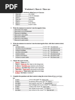 There Is There Are | PDF | Leisure