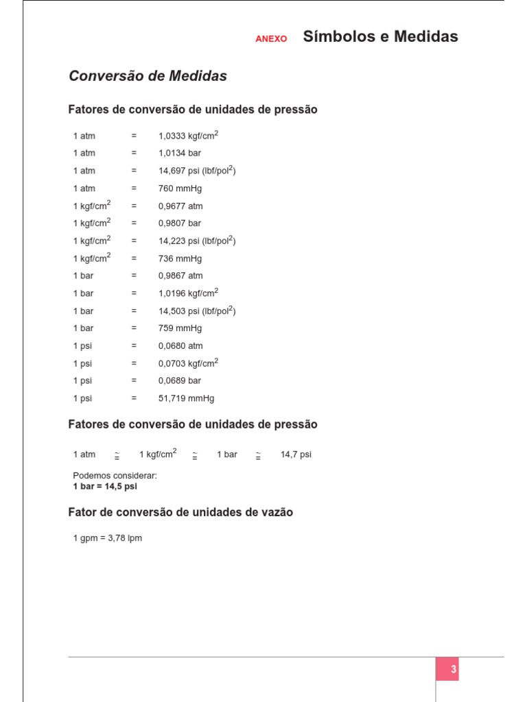 Simbologia Hidraulica | PDF | Libras por polegada quadrada | Pressão