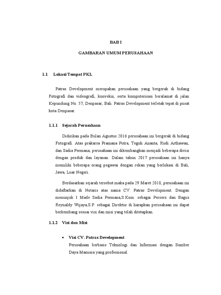 BAB1 | PDF | Bisnis | Komputer