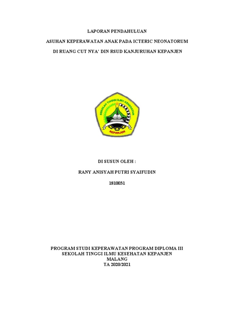 LP Icteric Neonatorum (Rany) | PDF