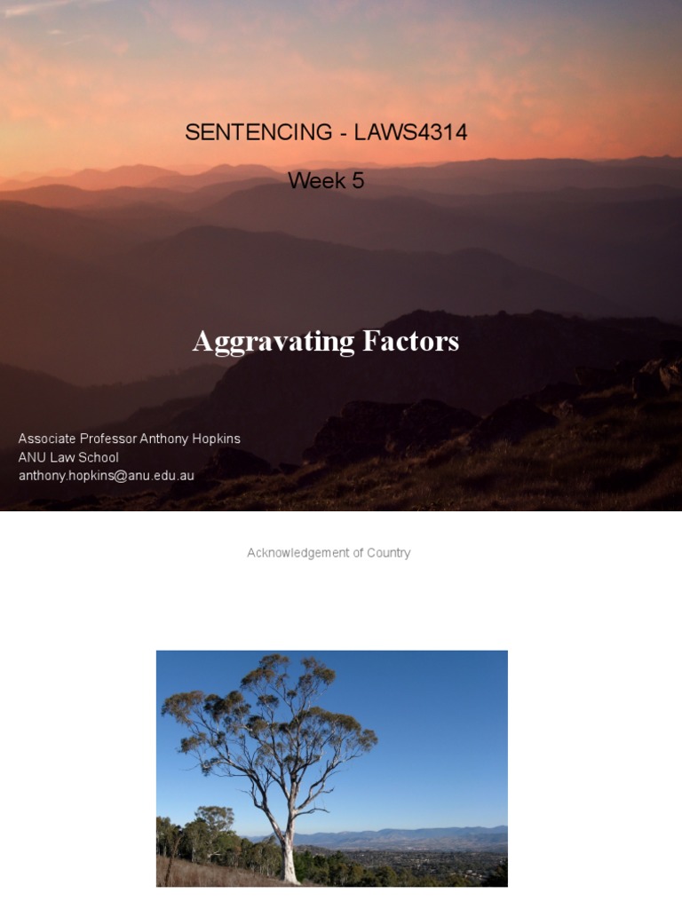Understanding Aggravating Factors in Sentencing | PDF | Mitigating ...