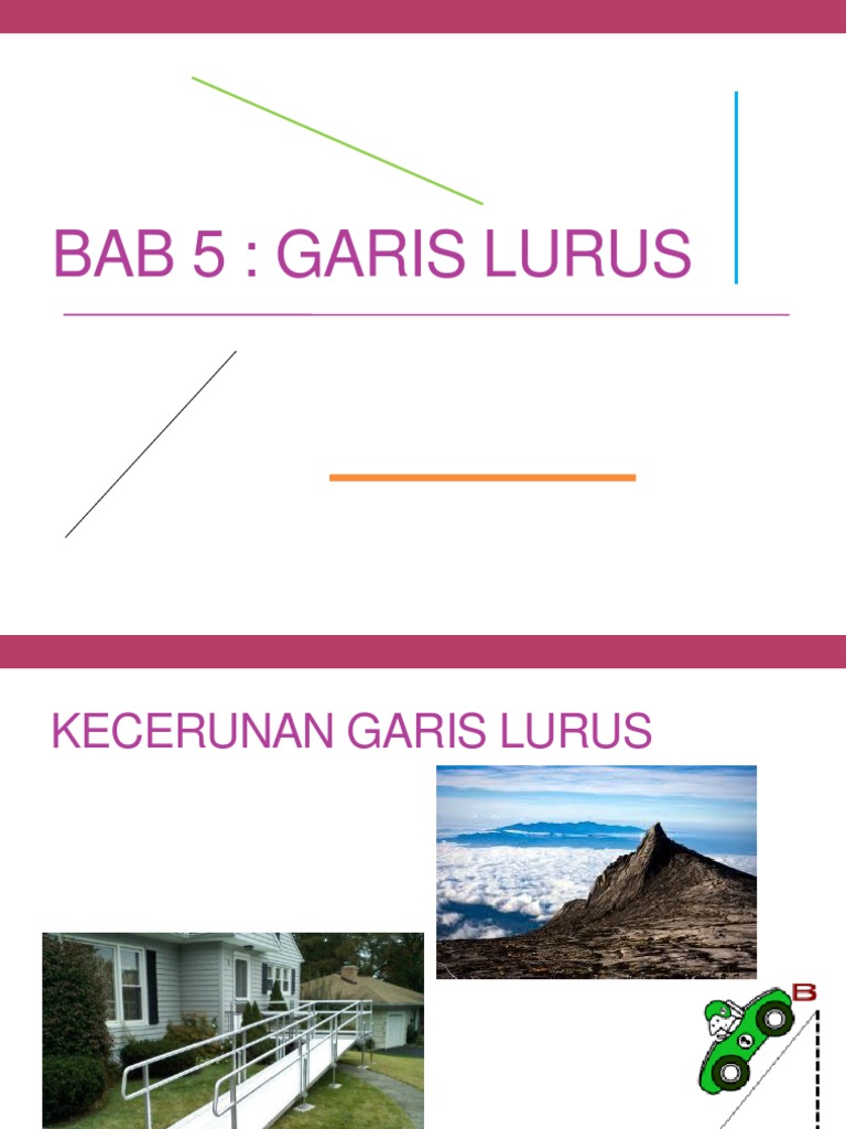 Nota Bab 9 Garis Lurus | PDF