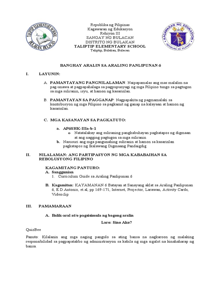 Cot DLP Q3 Ap6 | PDF